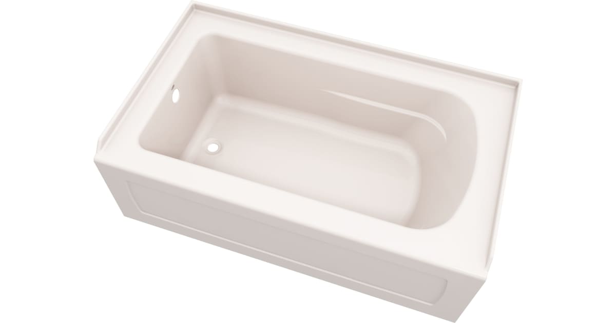 PROFLO PFS6036LSKNBS Hillsboro 60" x 36" Three Wall Alcove Acrylic ...