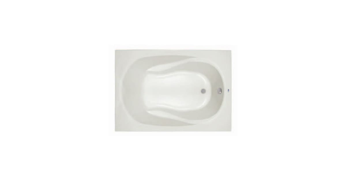 PROFLO PFS6042ABS Lansford 60" x 42" Drop In Acrylic Soaking Tub with ...