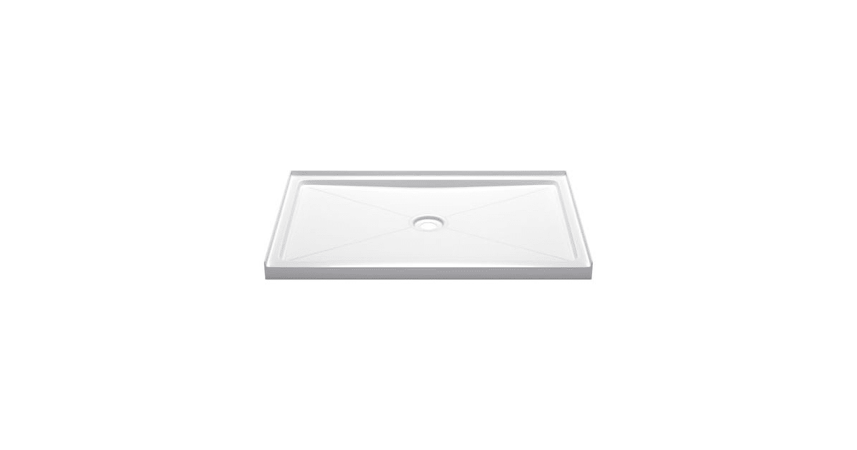 PROFLO PFSBA6042WH Hammond 59-7/8" x 41-7/8" Rectangular Shower Base ...