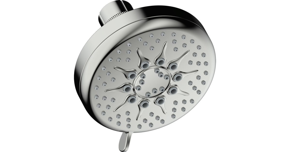 PROFLO PFSH383ZBN 1.75 GPM 3-7/8" Wide Multi Function Shower Head ...