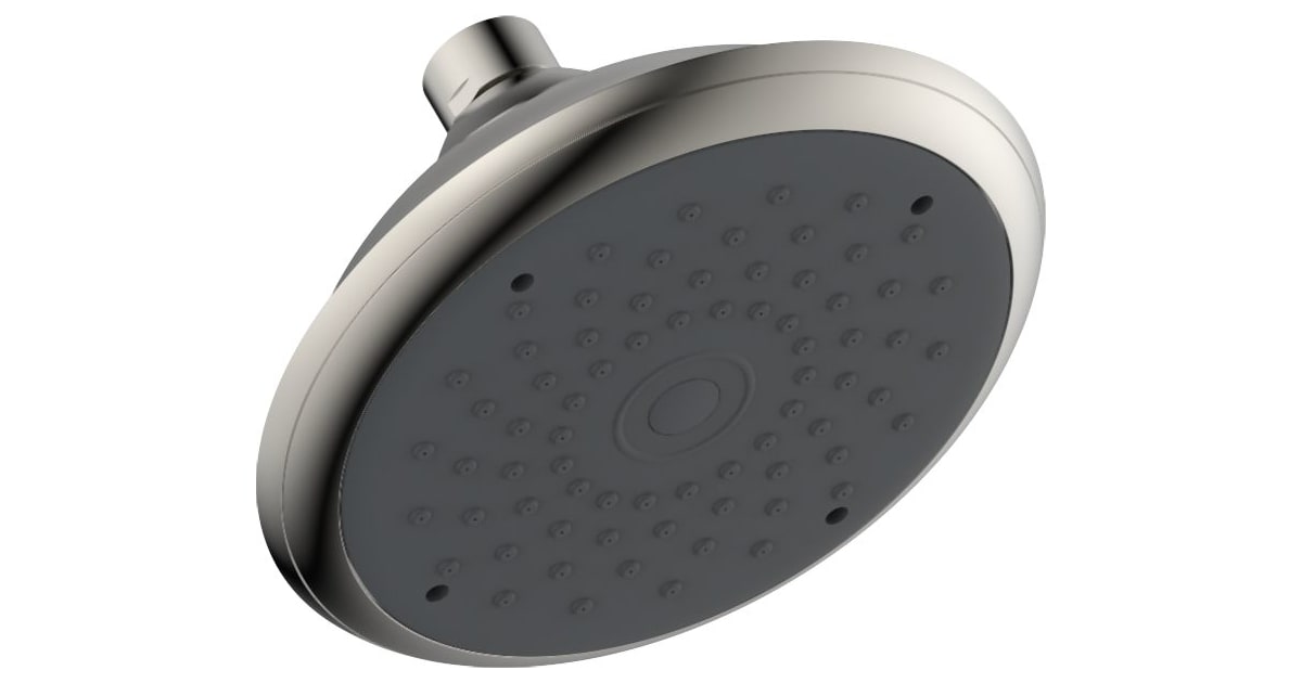 PROFLO PFSH384ZBN 1.75 GPM 6" Wide Single Function Shower Head ...