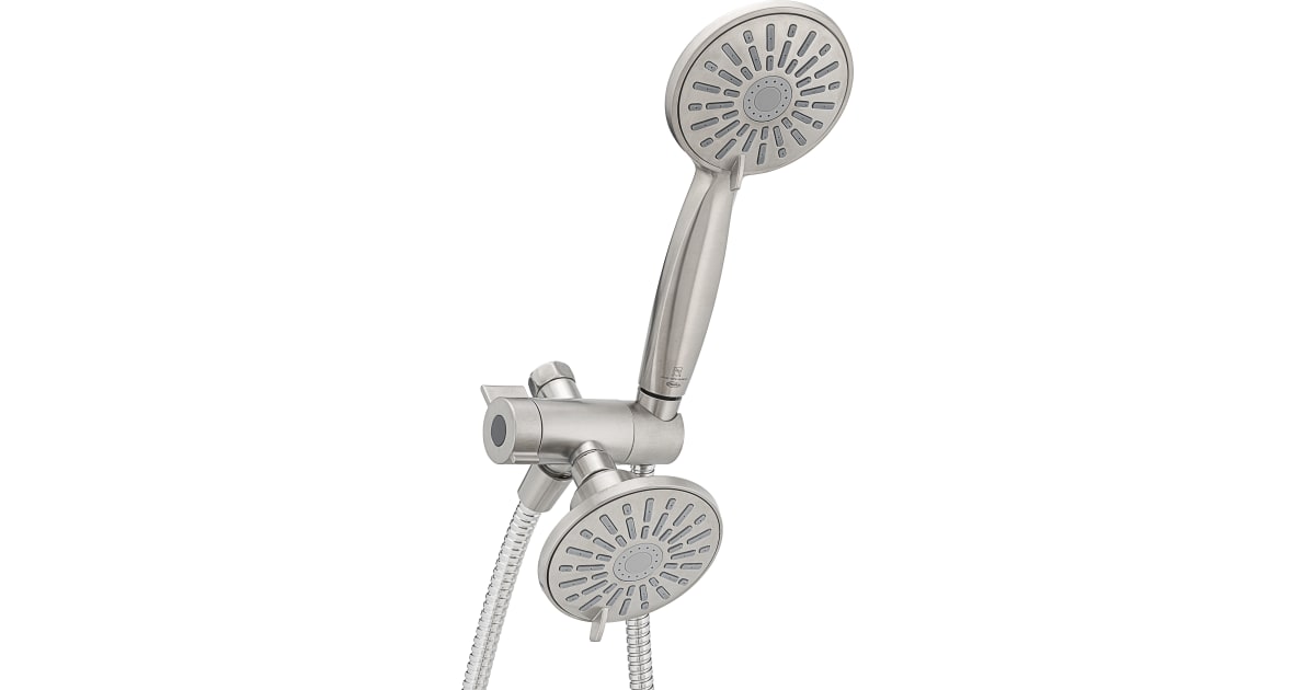 PROFLO PFSHK318ZBN 1.8 GPM Multi Function Shower Head Combination with ...