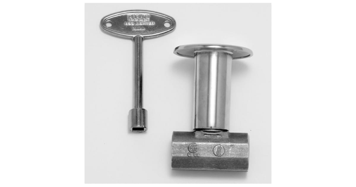 PROFLO PFSVL2CP Angle Log Lighter Valve with Key | Ferguson Home