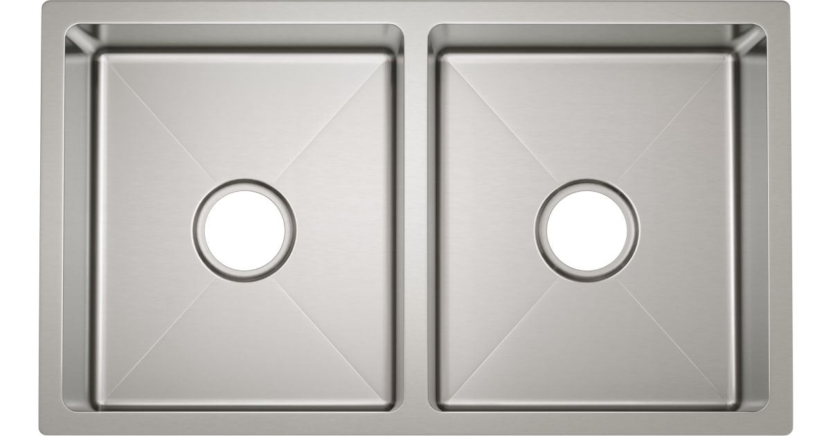 PROFLO PFUC217TA Plomosa 31" Undermount Double Basin Stainless Steel ...