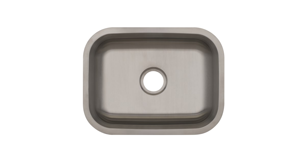 PROFLO PFUC301A6 Plomosa 23-3/8" Undermount Single Basin Stainless ...