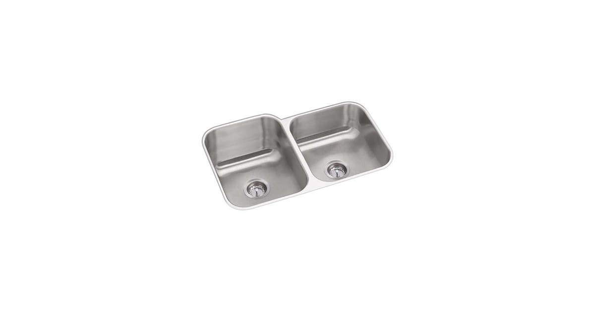 PROFLO PFUC907 31-3/4" Double Basin Left Hand Undermount Stainless ...