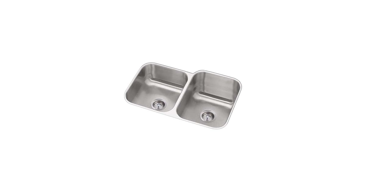 PROFLO PFUC907R 31-3/4" Double Basin Right Hand Undermount Stainless ...