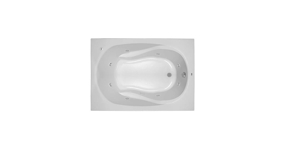PROFLO PFWPLUSA6042BS Plus A 60" x 42" Whirlpool Bathtub with 8 Hydro ...