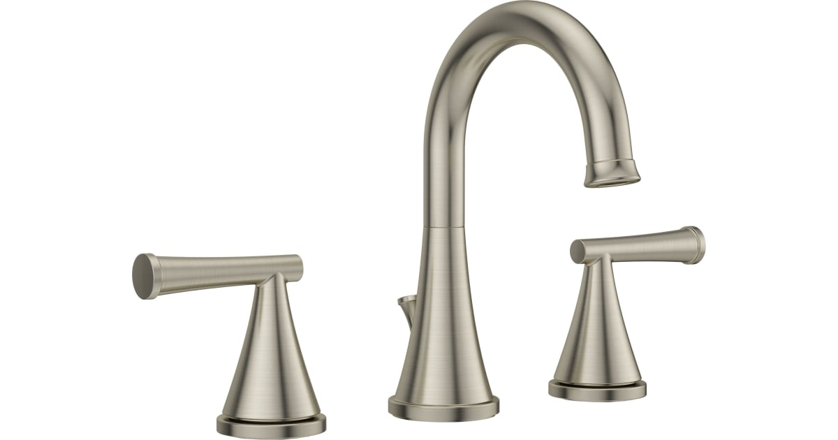 PROFLO PFWSC2867ZBN Willett1.2 GPM Widespread Bathroom Faucet with Pop ...