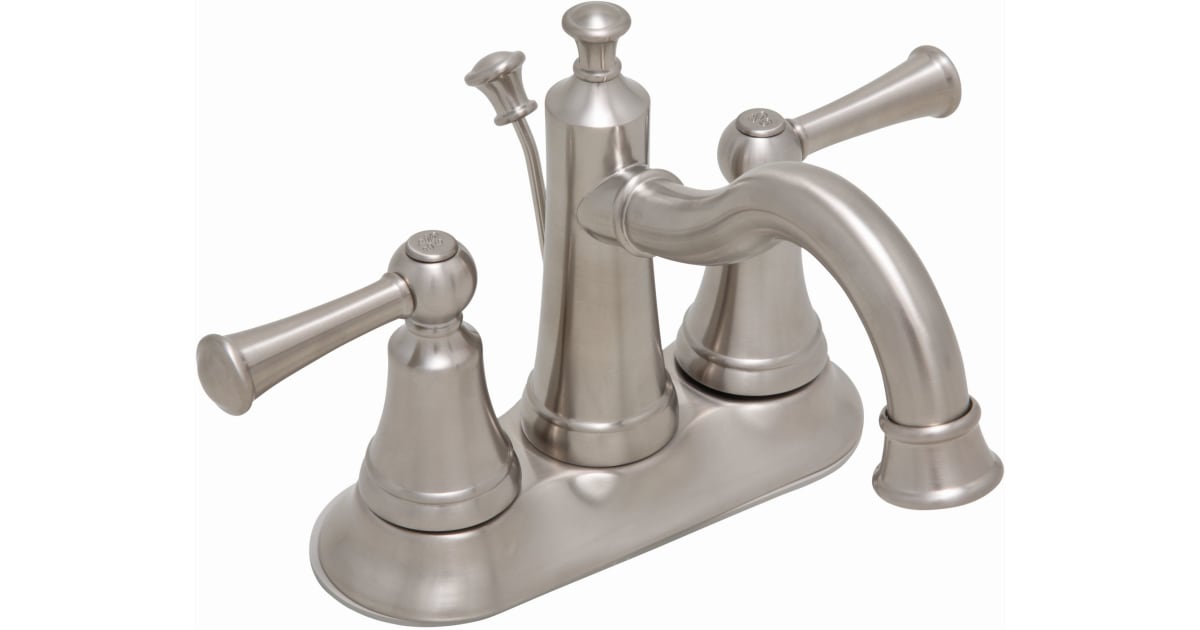 PROFLO PFWSC4847ZBN Bartlett 1.2 GPM Centerset Bathroom Faucet with Pop ...