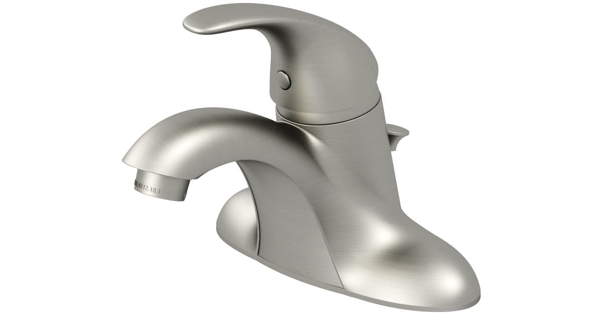 PROFLO PFWSCM1M1097ZBN 1.2 GPM Centerset Bathroom Faucet with Pop-Up ...