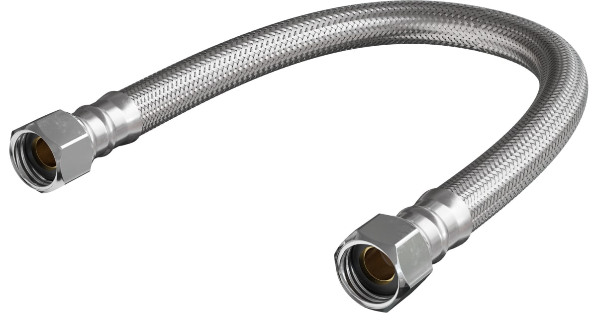 PROFLO PFX146224 3/4" FIP x 3/4" FIP 24" Stainless Steel Water Heater ...