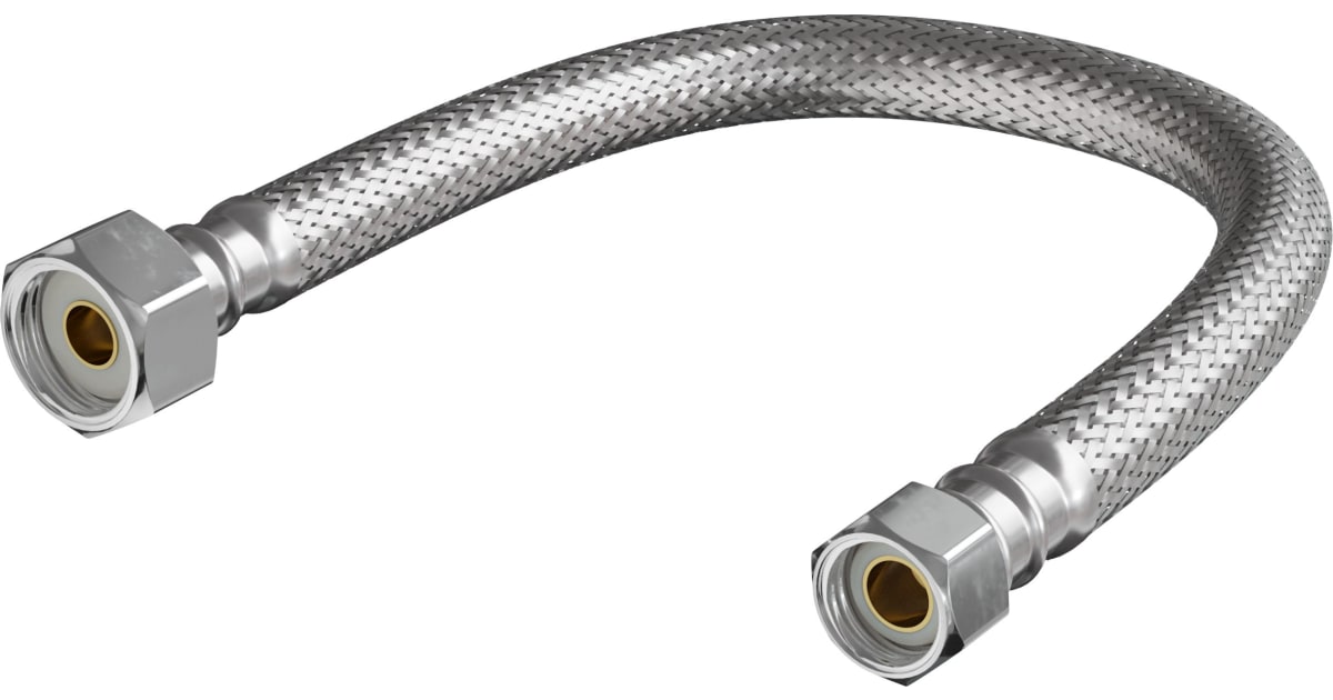 PROFLO PFX146322 Lead Law Compliant 3/8"C x 1/2"FIP x 12" Stainless ...