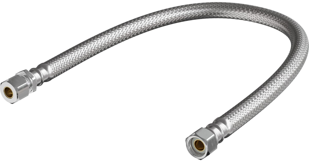 PROFLO PFX146432 3/8" x 3/8" OD Coupling x 20" Stainless Steel Sink ...