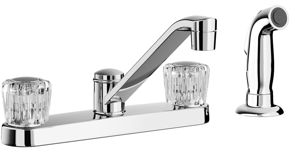 PROFLO PFXC1087CP 1.5 GPM Standard Kitchen Faucet - Includes Side Spray ...