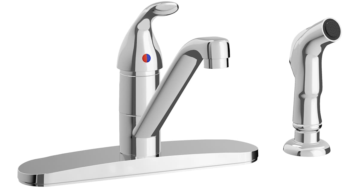 PROFLO PFXC4117CP 1.5 GPM Standard Kitchen Faucet - Includes Side Spray ...