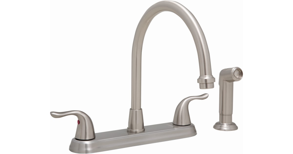 PROFLO PFXC6887ZBN 1.75 GPM Standard Kitchen Faucet - Includes Side ...