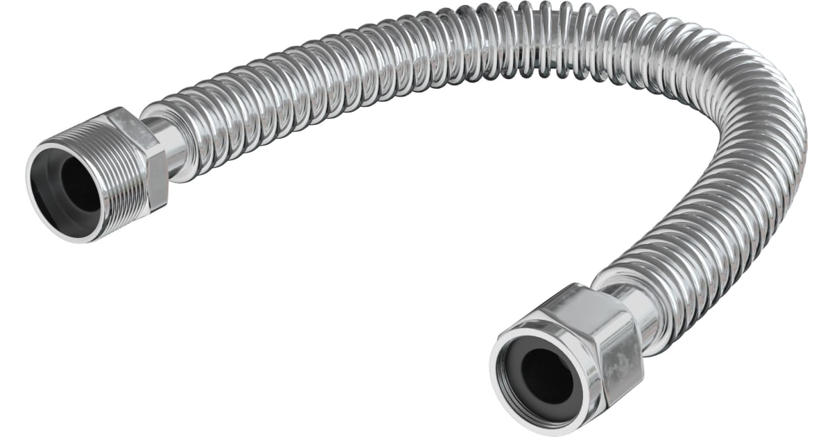 PROFLO PFXCHFW24NA 3/4" x 24" FIP x Sweat Stainless Steel Corrugated ...