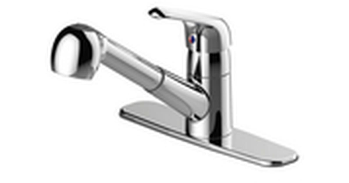 PROFLO PFXCM1M206 Edgebrook 1.8 GPM Single Hole Kitchen Faucet ...