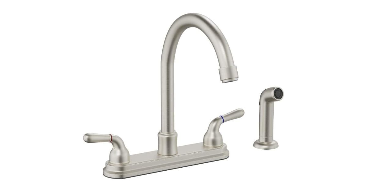 PROFLO PFXCM2M313ZBN Kalada 1.75 GPM Kitchen Faucet - Includes Side ...