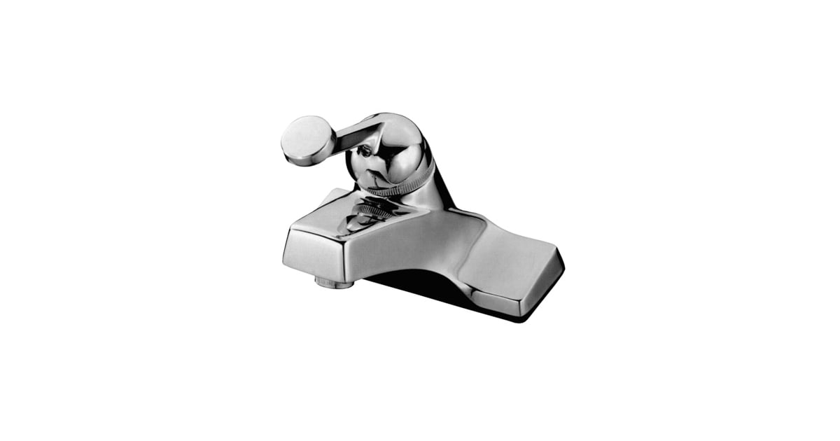 PROFLO PF1011M Single Handle Bathroom Faucet with Metal Lever Handle ...