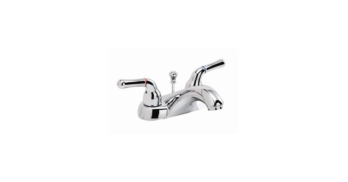 PROFLO PF5210CPWS Double Handle Lavatory Faucet with Contemporary Metal ...