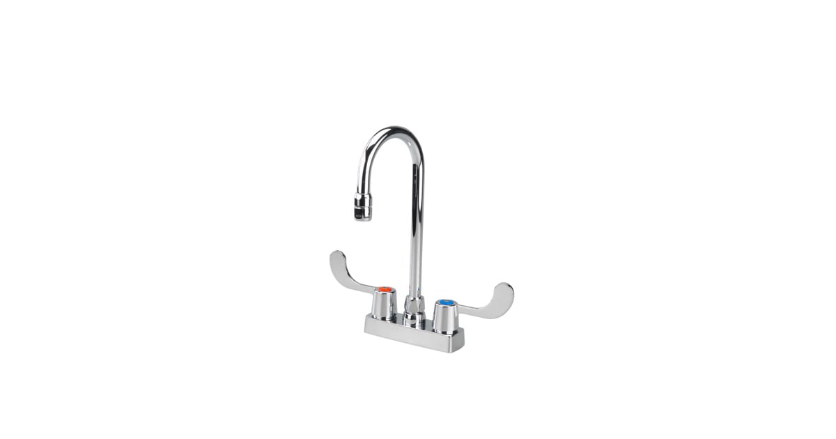 PROFLO PFCFB204 Double Handle Commercial Bar Faucet with Metal Wing ...