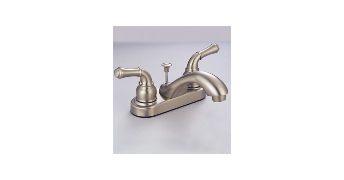 PROFLO PFLL1212MBN Double Handle Lavatory Faucet with Decorative Metal ...
