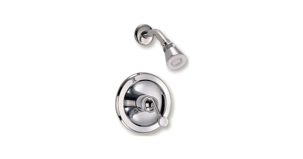 PROFLO PFLL41SM Single Handle Shower Valve with Single Function Shower ...