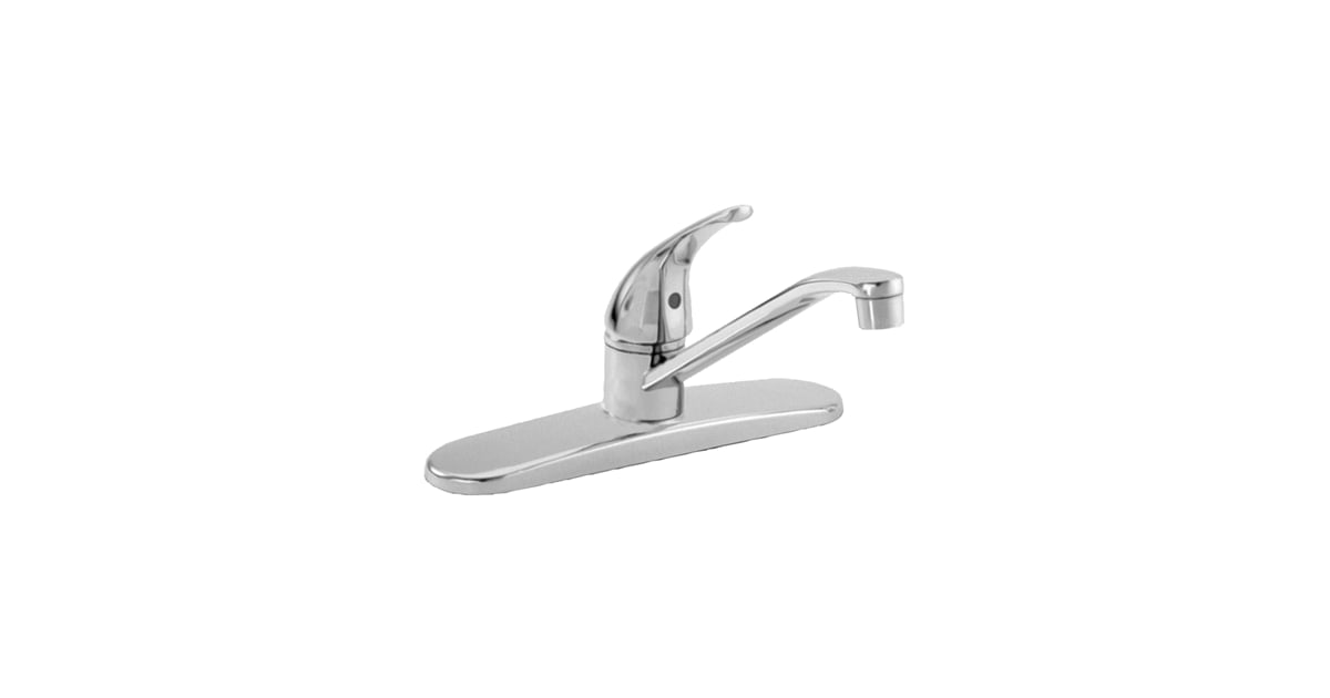 PROFLO PFX4001MBN Single Handle Kitchen Faucet with Metal Lever Handle ...