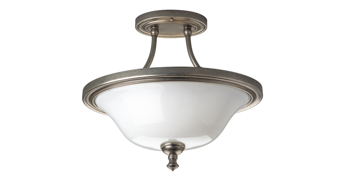 Progress Lighting P3327-03 Two Light Semi-Flush Ceiling Fixture from ...