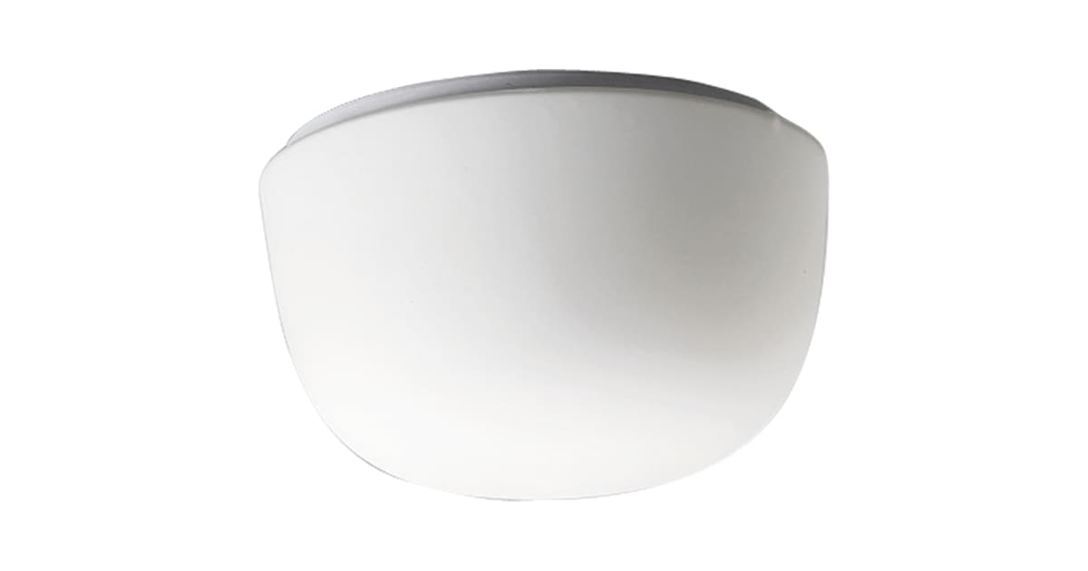 Progress Lighting P3524-60 Round Glass Series 8" Single-Light Flush ...