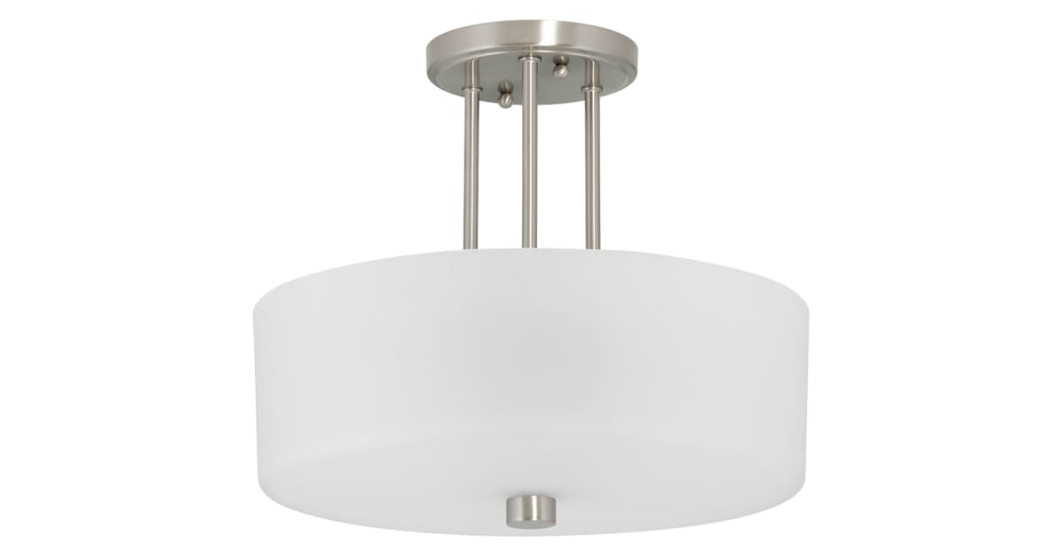 Progress Lighting P3553-09 Build Elite Series 11-1/2" Three-Light Semi ...