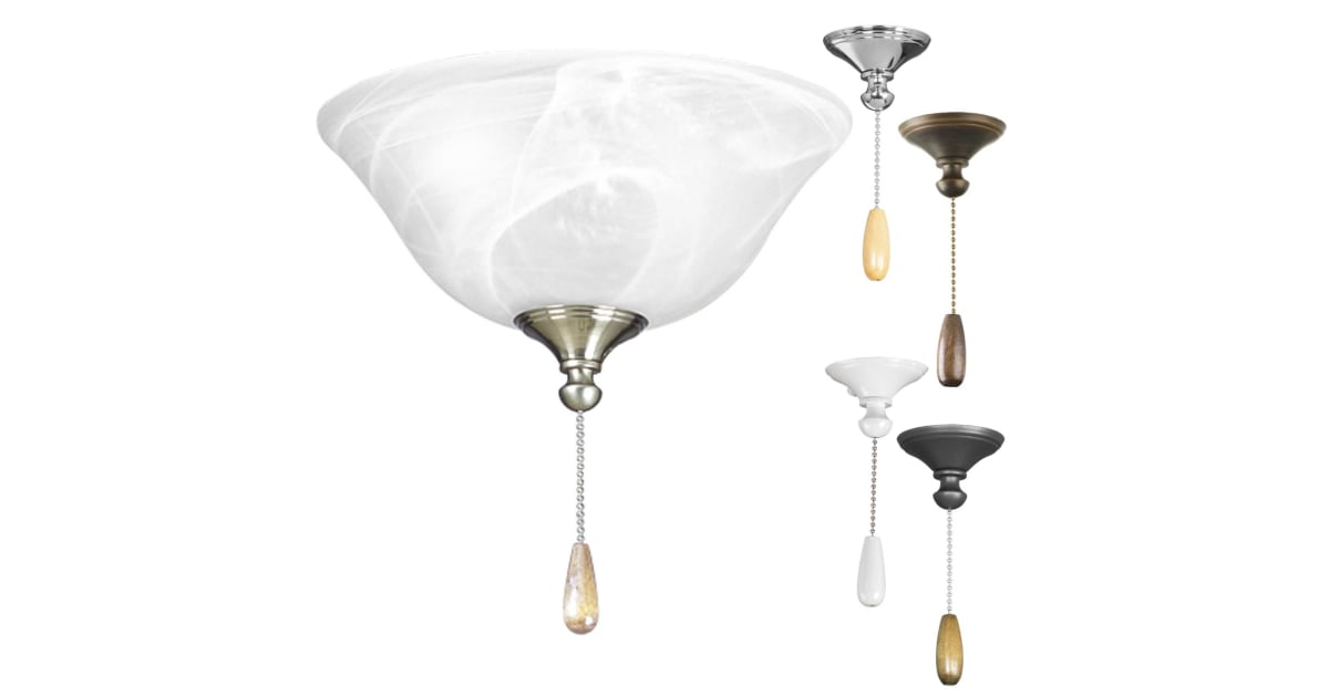 Progress Lighting P2612-01WB Single Light 12" Wide Medium (E26) Ceiling ...