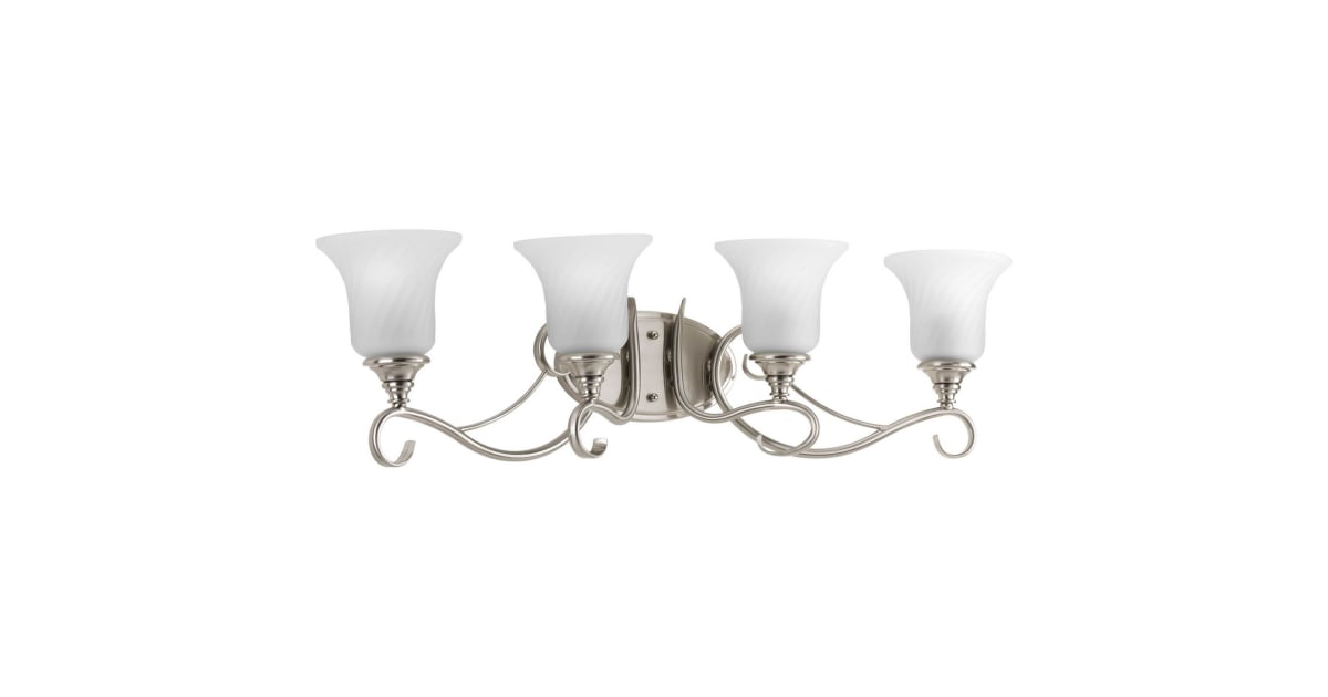 Progress Lighting P2786-09 Kensington Four Light Bathroom Vanity Light ...