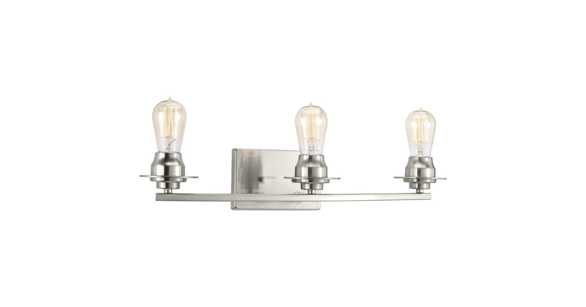 Progress Lighting P300010-009 Debut 3 Light 23-3/4" Wide Bathroom ...