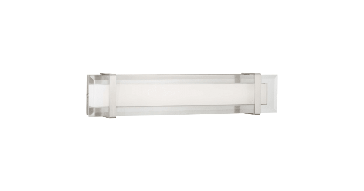Progress Lighting P300152-009-30 Miter Single Light 24" Wide Integrated ...