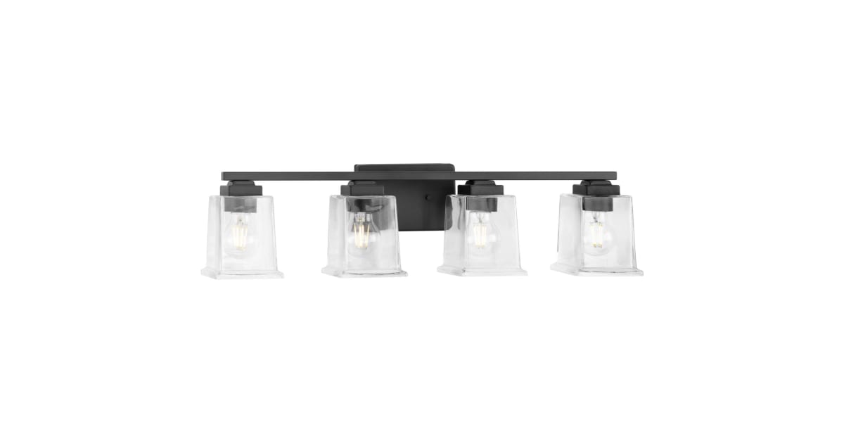 Progress Lighting P300380-31M Gilmour 4 Light 28" Wide Bathroom Vanity ...