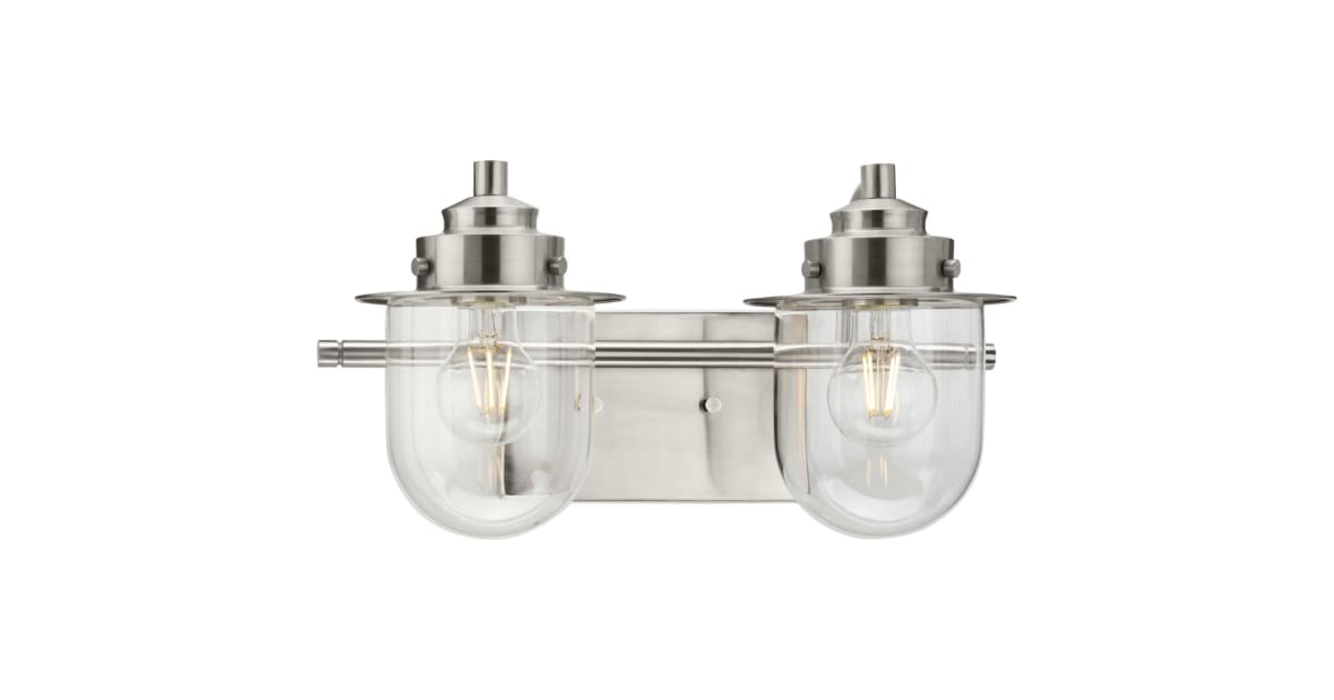 Progress Lighting P300435-009 Northlake 2 Light 8" Wide Vanity Light ...