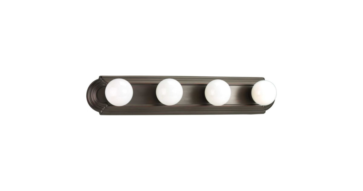 Progress Lighting P3025-20 Broadway Four Light Vanity Strip with ...