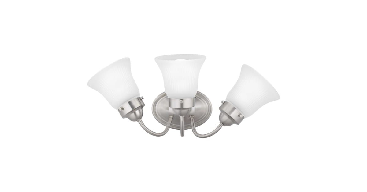 Progress Lighting P3289-09ET 3 Light 16" Wide Bathroom Vanity Light ...