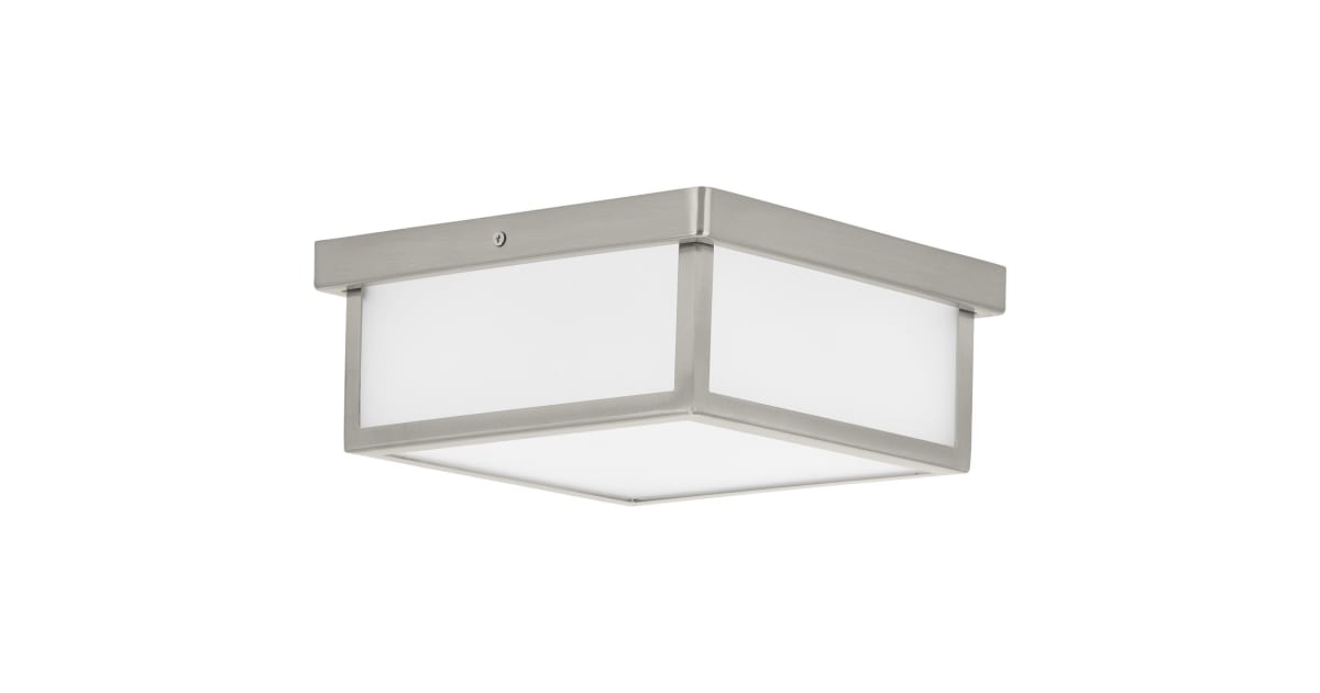 Progress Lighting P350114-009-30 Box LED 10" Wide LED Outdoor Flush ...