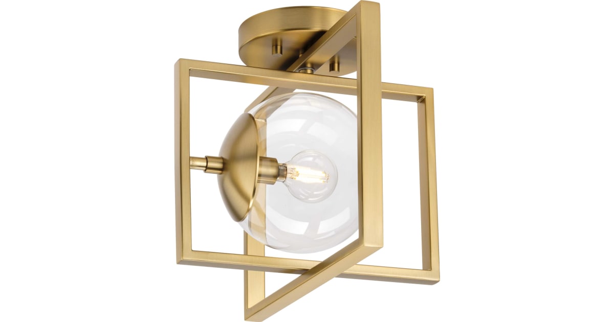 Progress Lighting P350218-109 Atwell 12" Wide Semi-Flush Square Ceiling ...