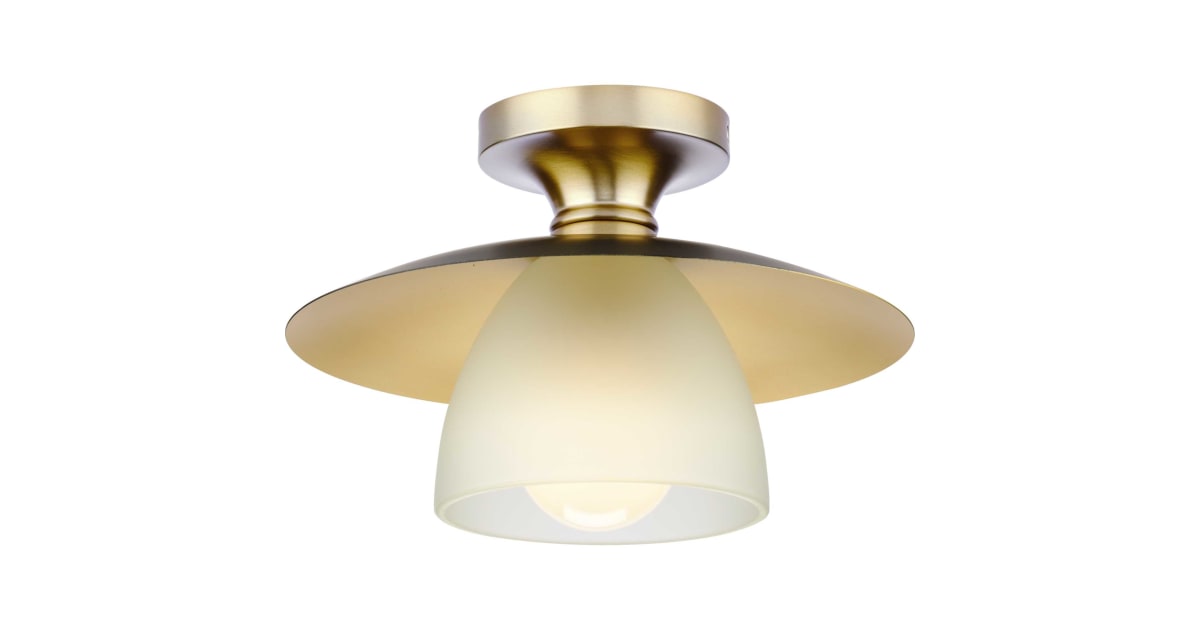 Progress Lighting P350233-109 Trimble 12" Wide Semi-Flush Ceiling ...