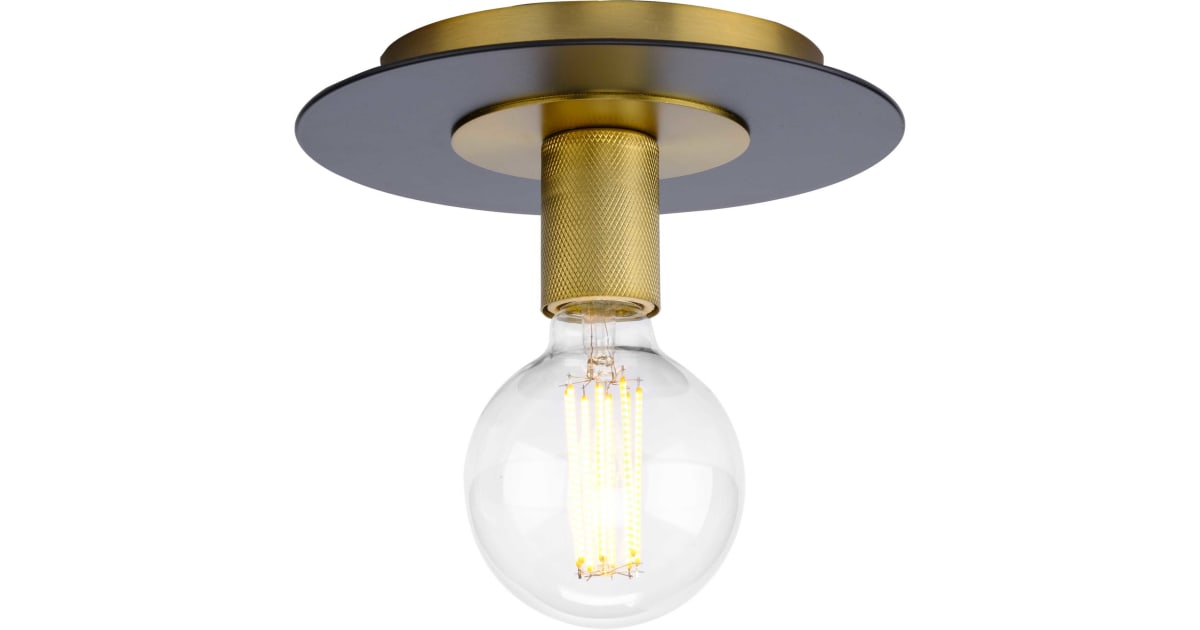 Progress Lighting P350247-109 Trimble 8" Wide Semi-Flush Ceiling ...