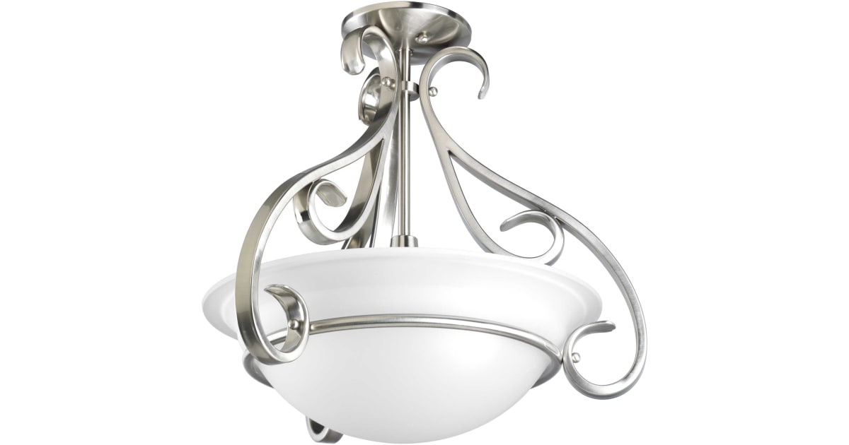 Progress Lighting P3843-09 Torino 3 Light 18" Wide Pendant / Semi-Flush ...