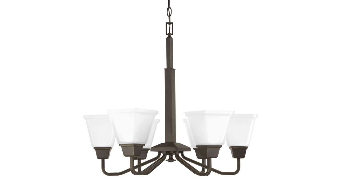 Progress Lighting P400119-020 Clifton Heights 6 Light 26" Wide ...