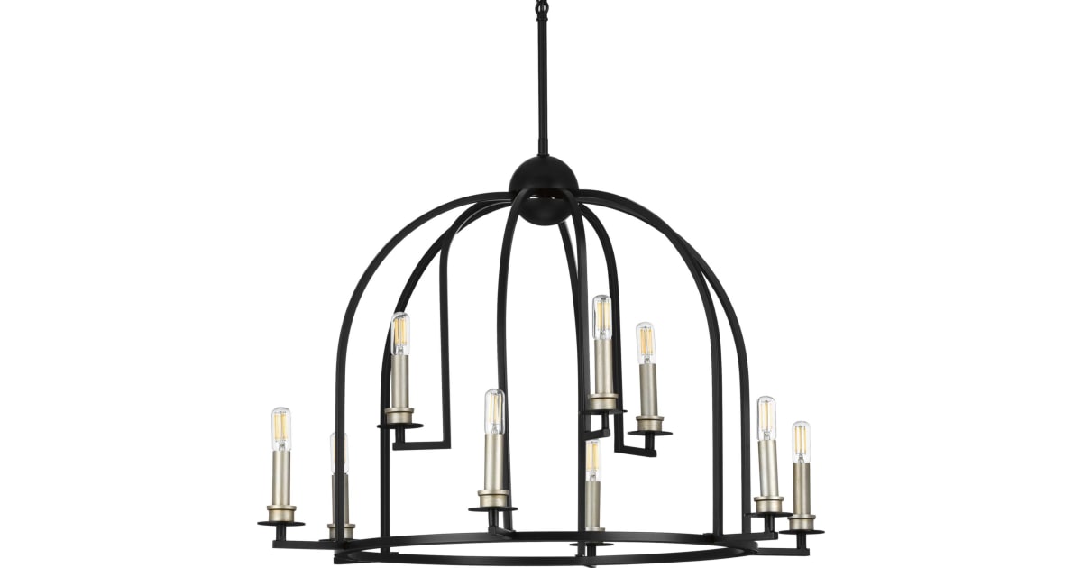 Progress Lighting P400187-031 Seneca 9 Light 30" Wide Chandelier ...