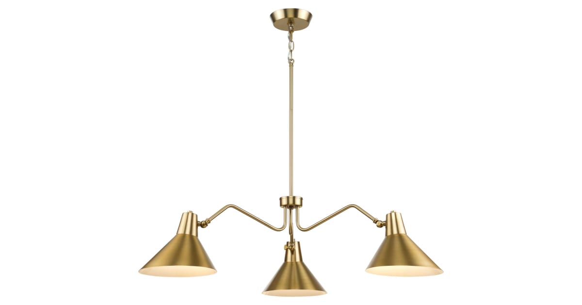 Progress Lighting P400309-109 Trimble 3 Light 44" Wide Chandelier ...