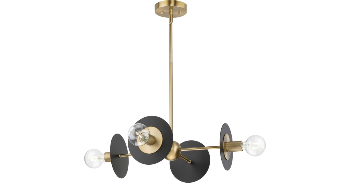 Progress Lighting P400337-109 Trimble 4 Light 22" Wide Sputnik ...